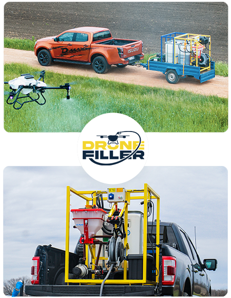 Drone spraying is child's play with the DroneFiller chemical mixer